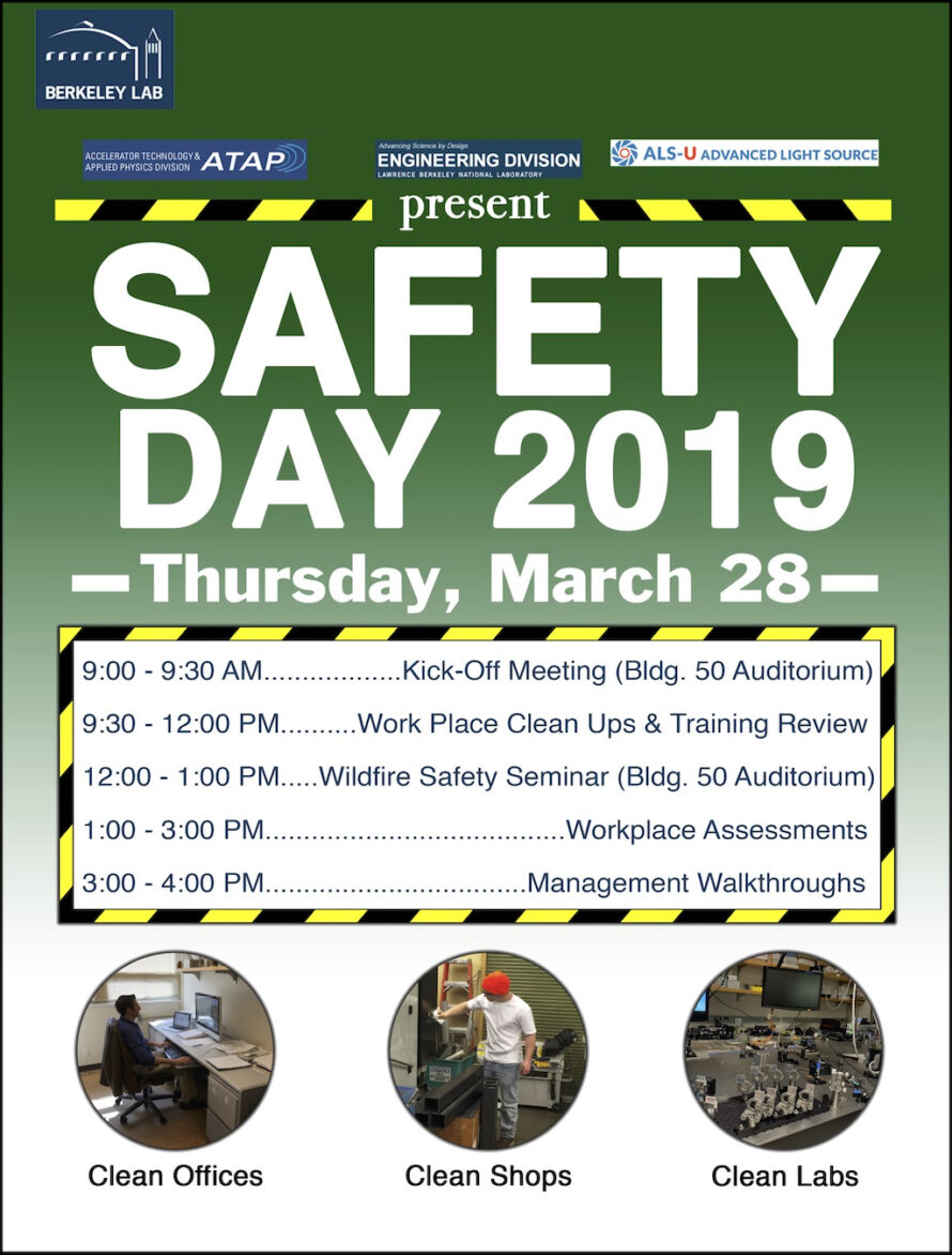 2019 ATAP, Engineering, and ALS-U Safety Day – Accelerator Technology ...